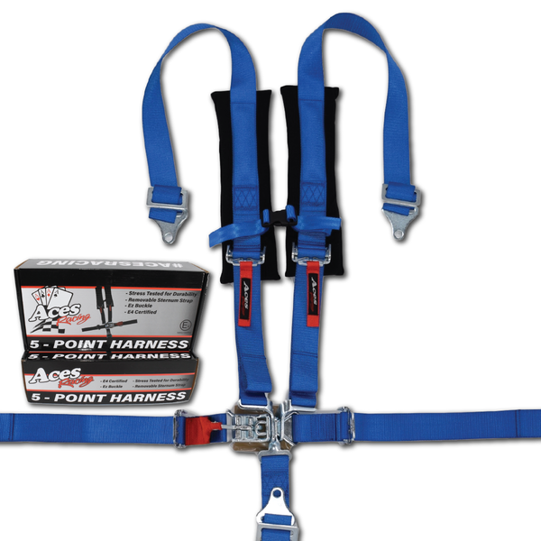 (Pair) 5 Point Harness - 2 Inch Webbing – Aces Racing