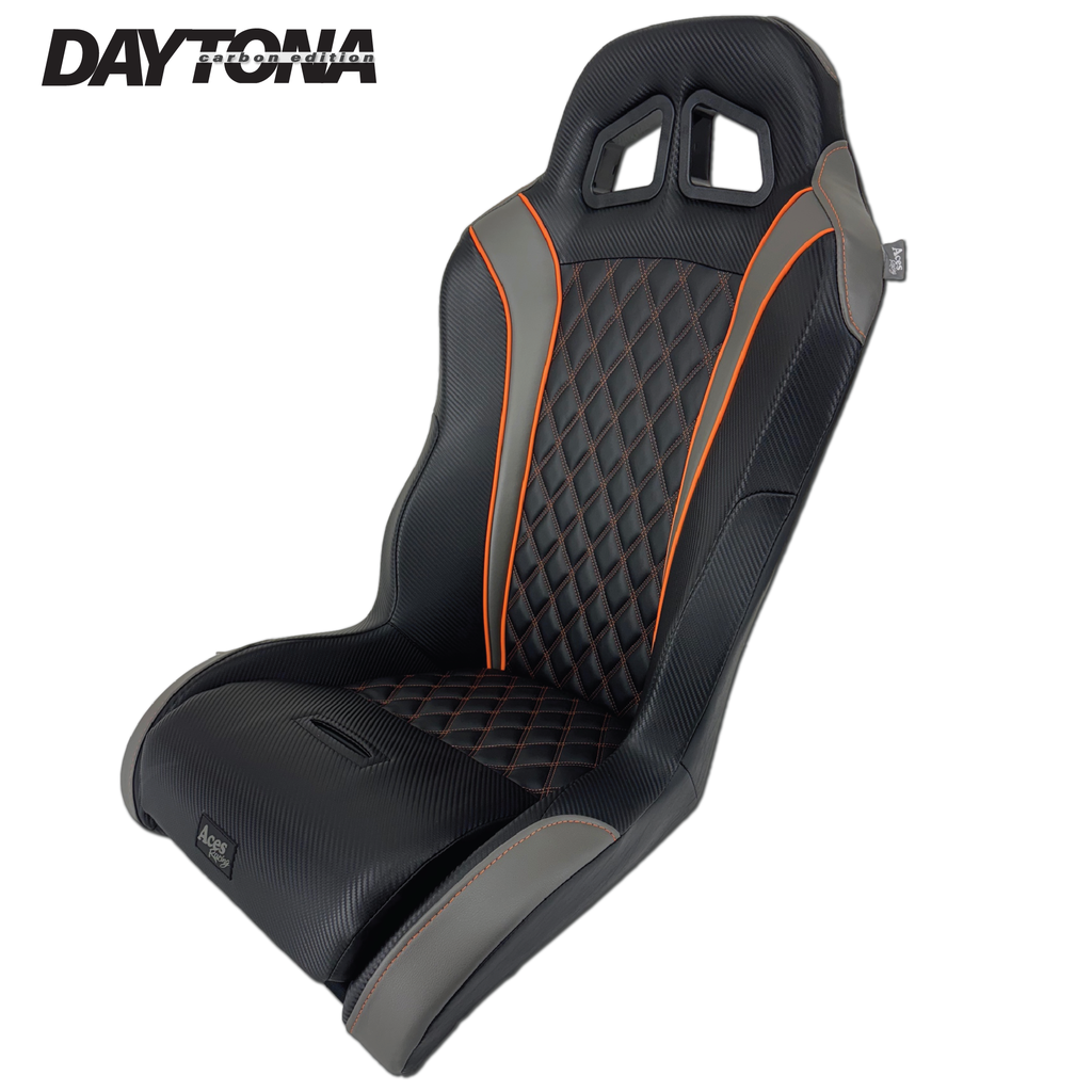 (Orange) Carbon Edition Daytona Seats – Aces Racing