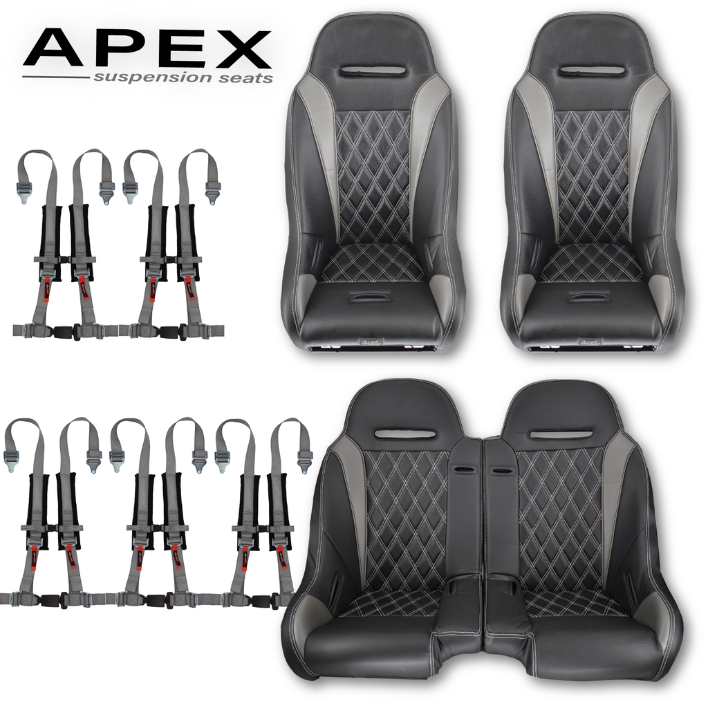 Polaris XP Pro Bench Seat and Bucket Seat (In Stock) – Aces Racing