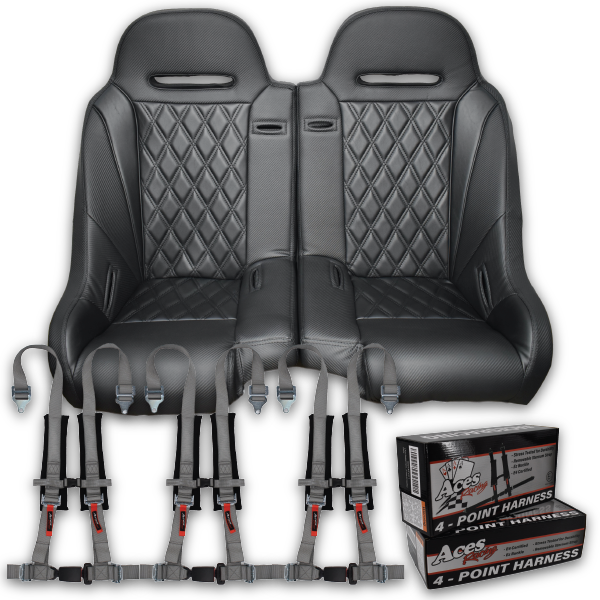 Front/Rear Split Bench Seat RZR 1000/Turbo – Aces Racing