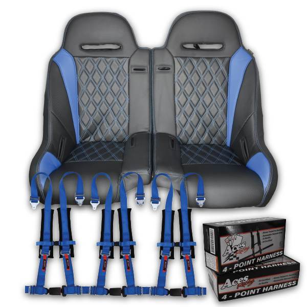 Front/Rear Split Bench Seat RZR 1000/Turbo – Aces Racing