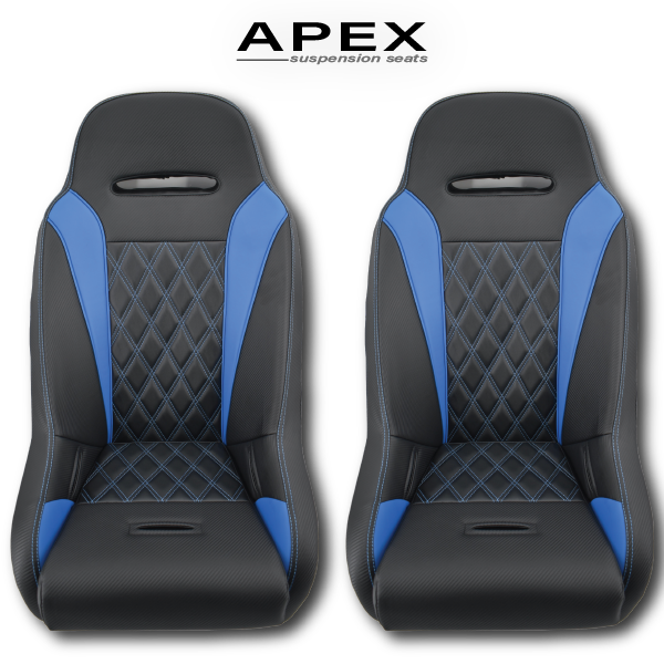 (Blue) Apex Suspension Seats – Aces Racing