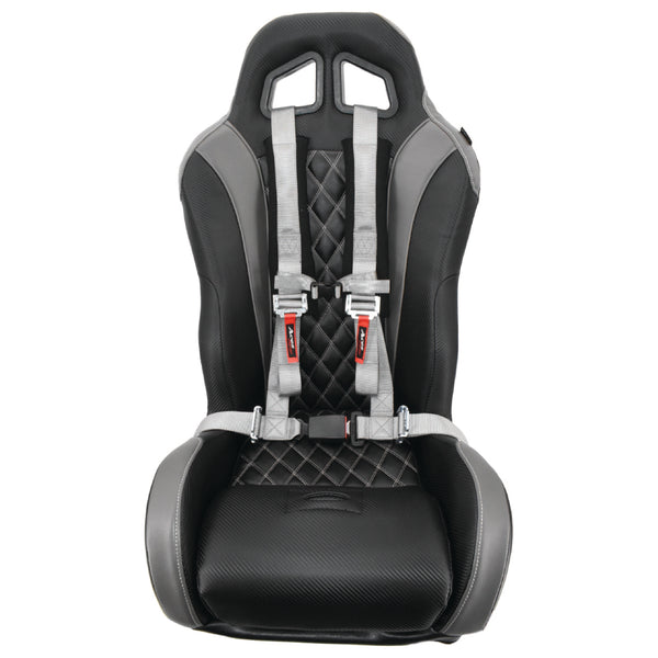 (Grey) Carbon Edition Daytona Seats (With Harnesses) – Aces Racing
