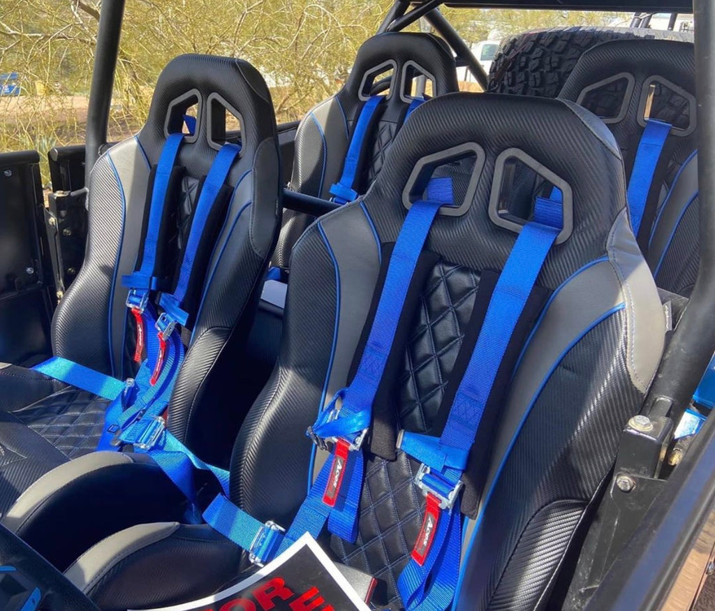 Carbon Edition Daytona Bench Seat Bundle (with Harnesses) RZR 1000/Tur ...